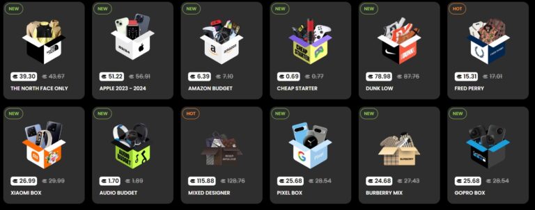 Hypeloot (Avis 2024) : Mystery boxe et Bonus