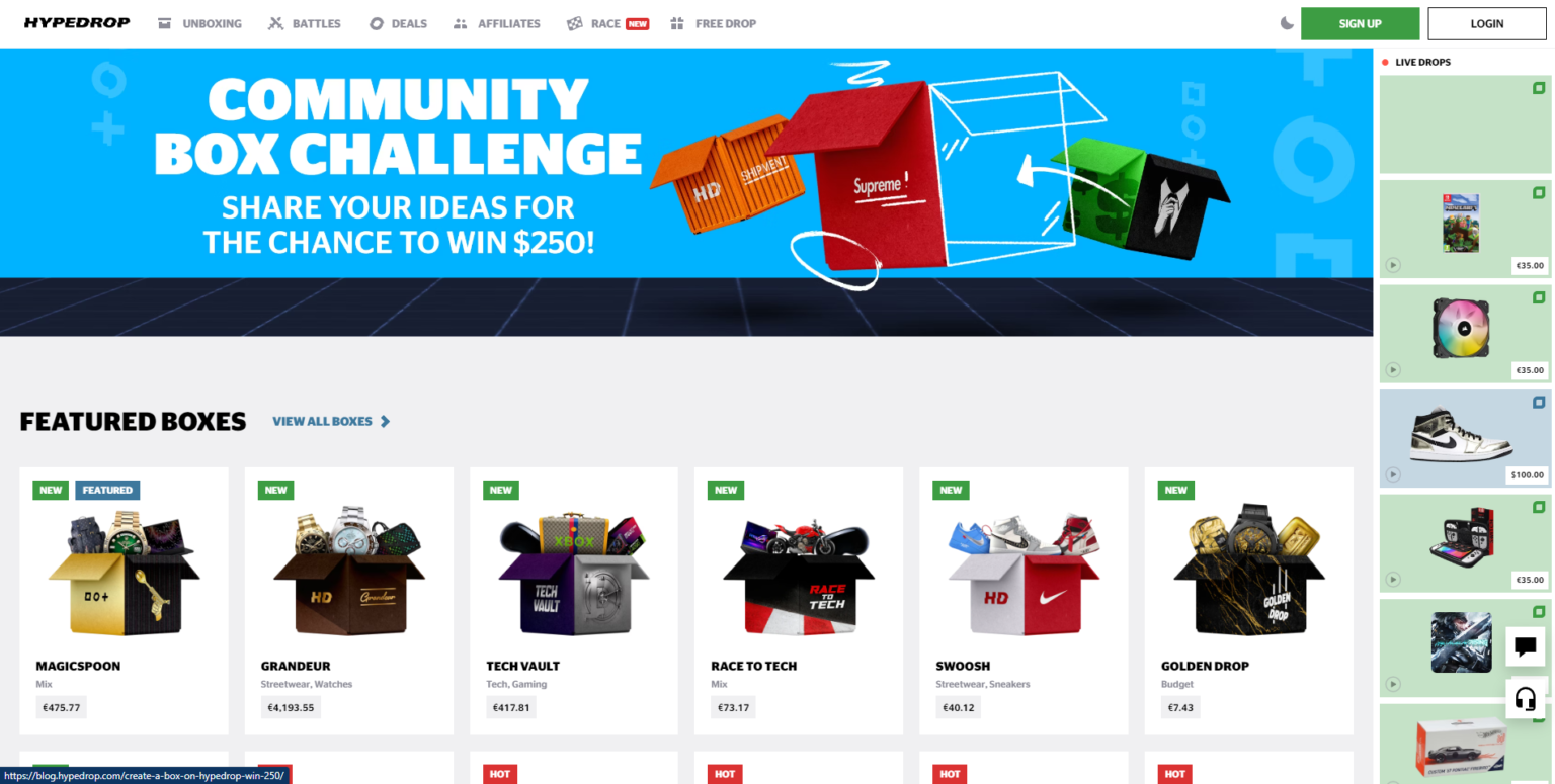 HypeDrop : Notre avis