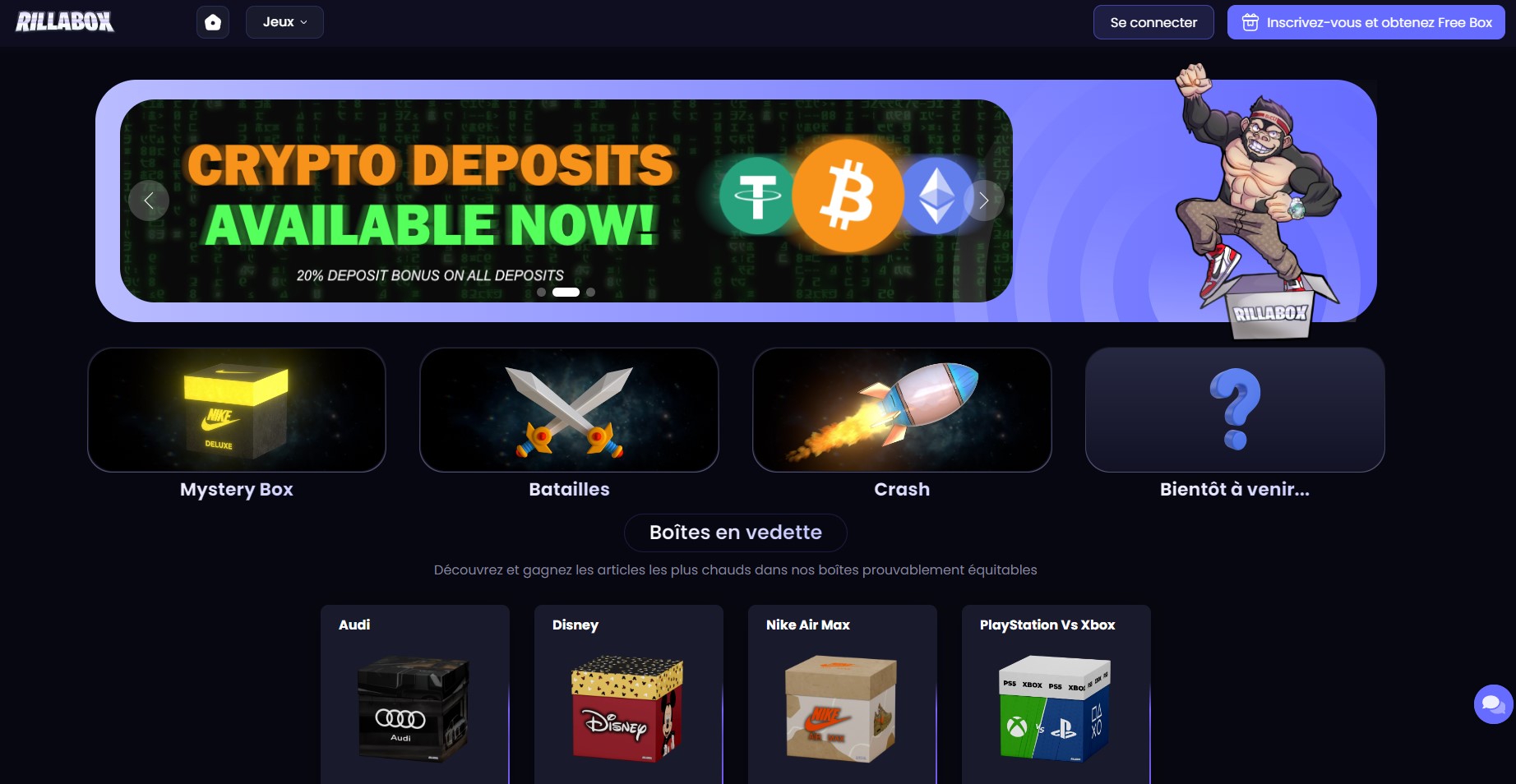 Rillabox (Avis 2024) : Mystery boxe et Bonus
